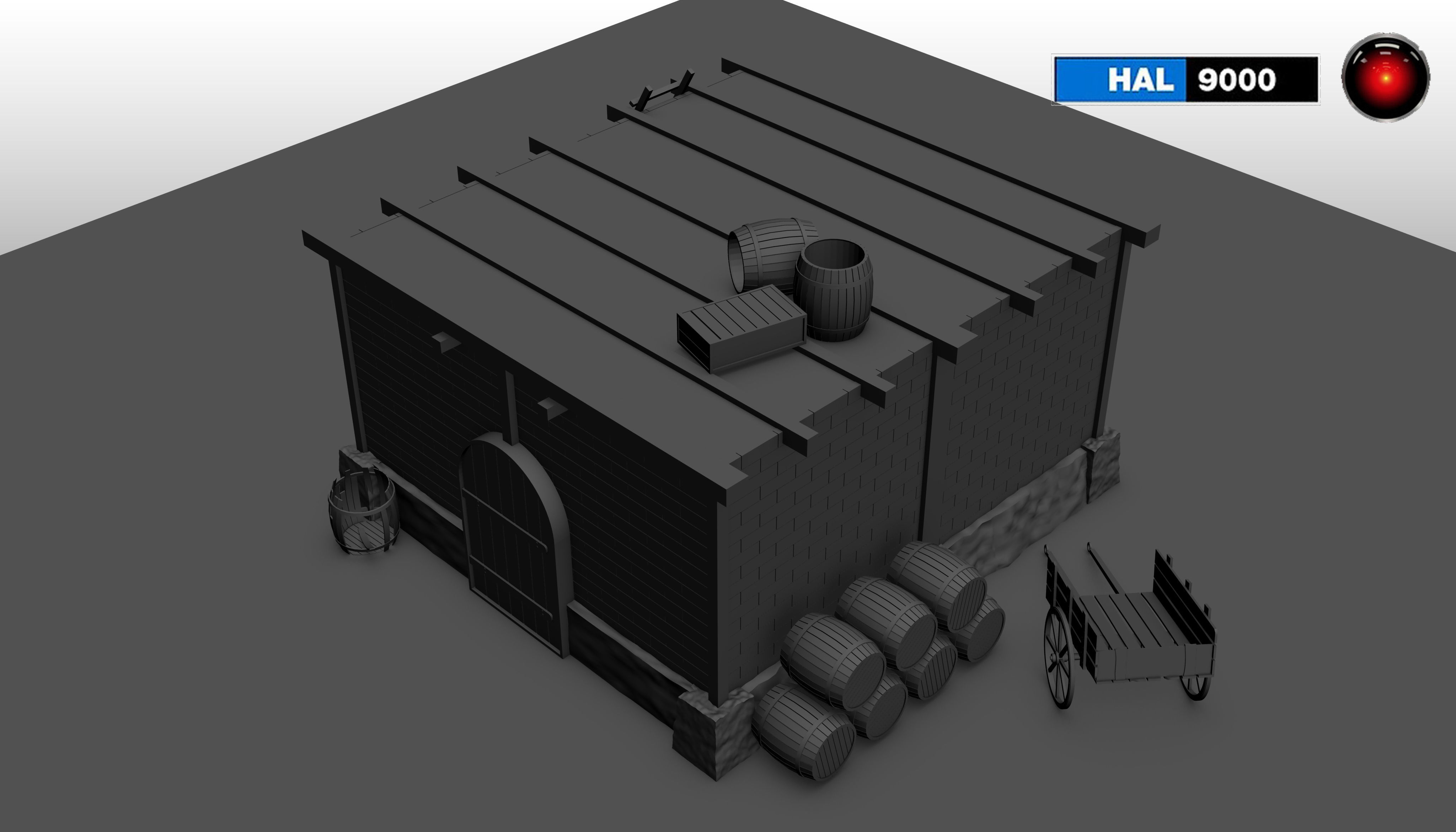 Medieval Silo free 3D model | CGTrader