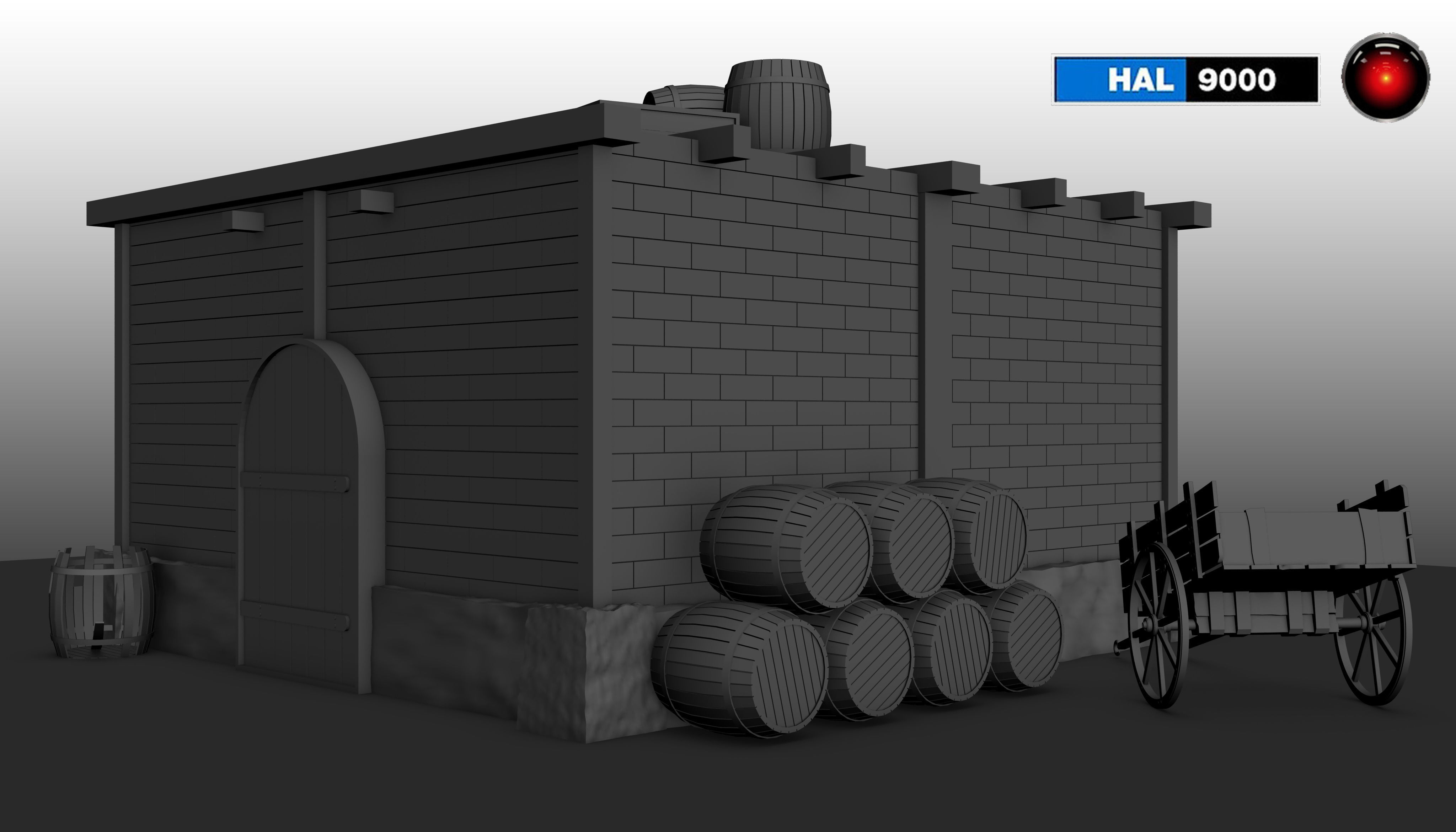 Medieval Silo free 3D model | CGTrader