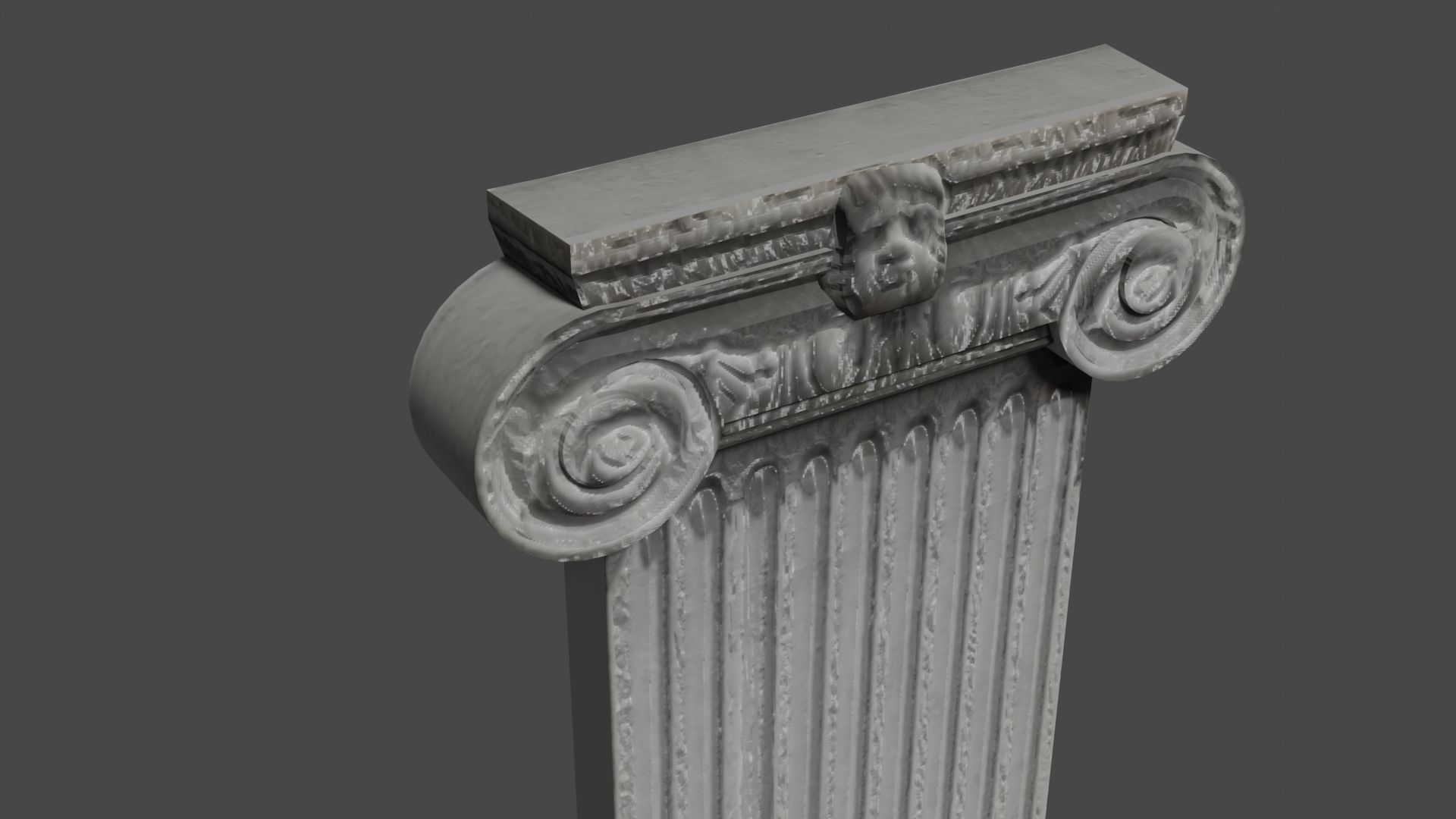3D model Neoclassic column VR / AR / low-poly | CGTrader