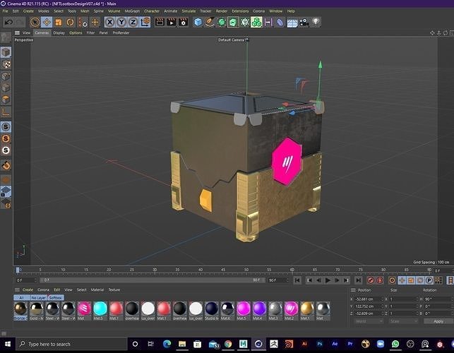 NFT Lootbox free 3D model | CGTrader