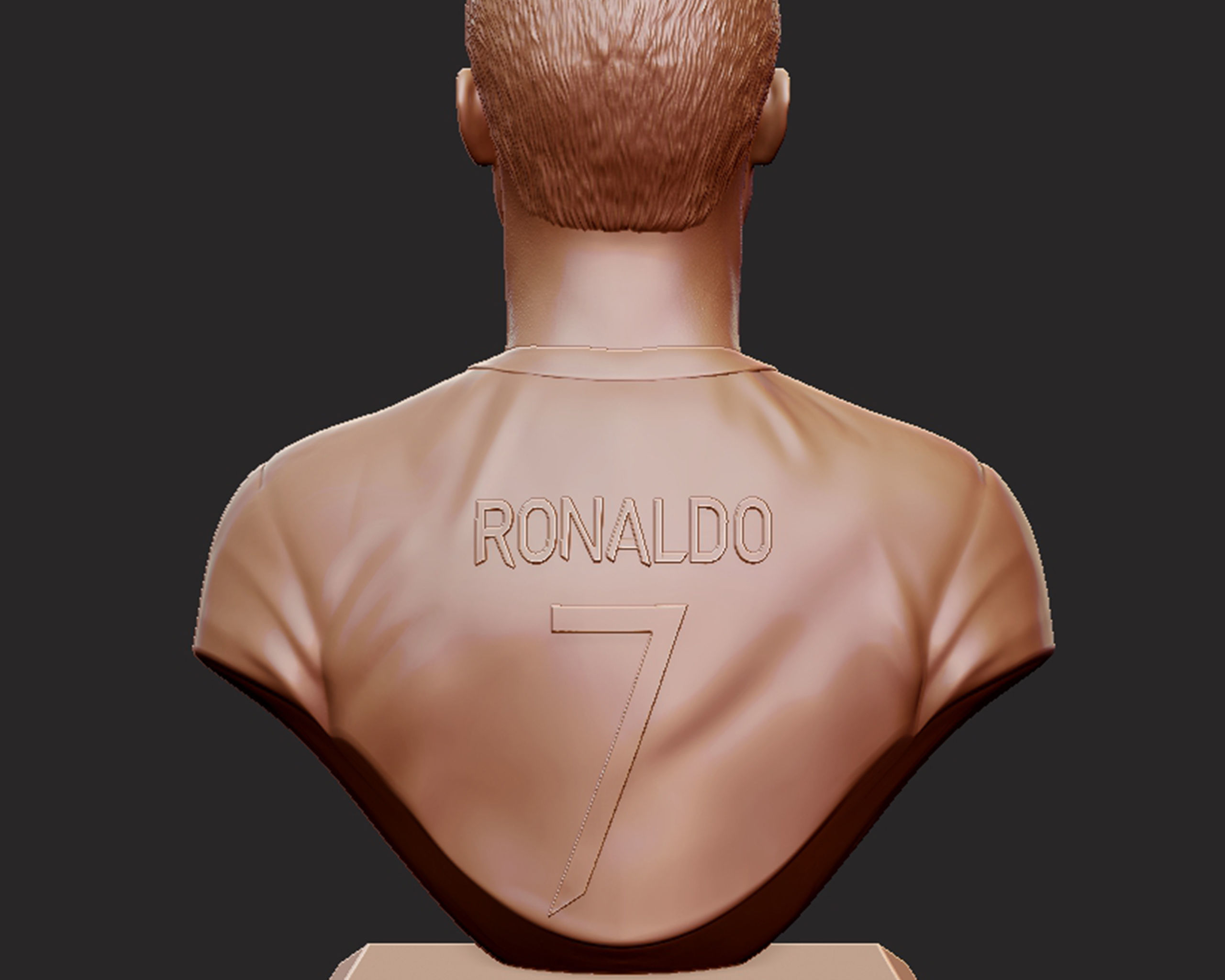 Cristiano Ronaldo Manchester United kit 3D model 3D printable | CGTrader