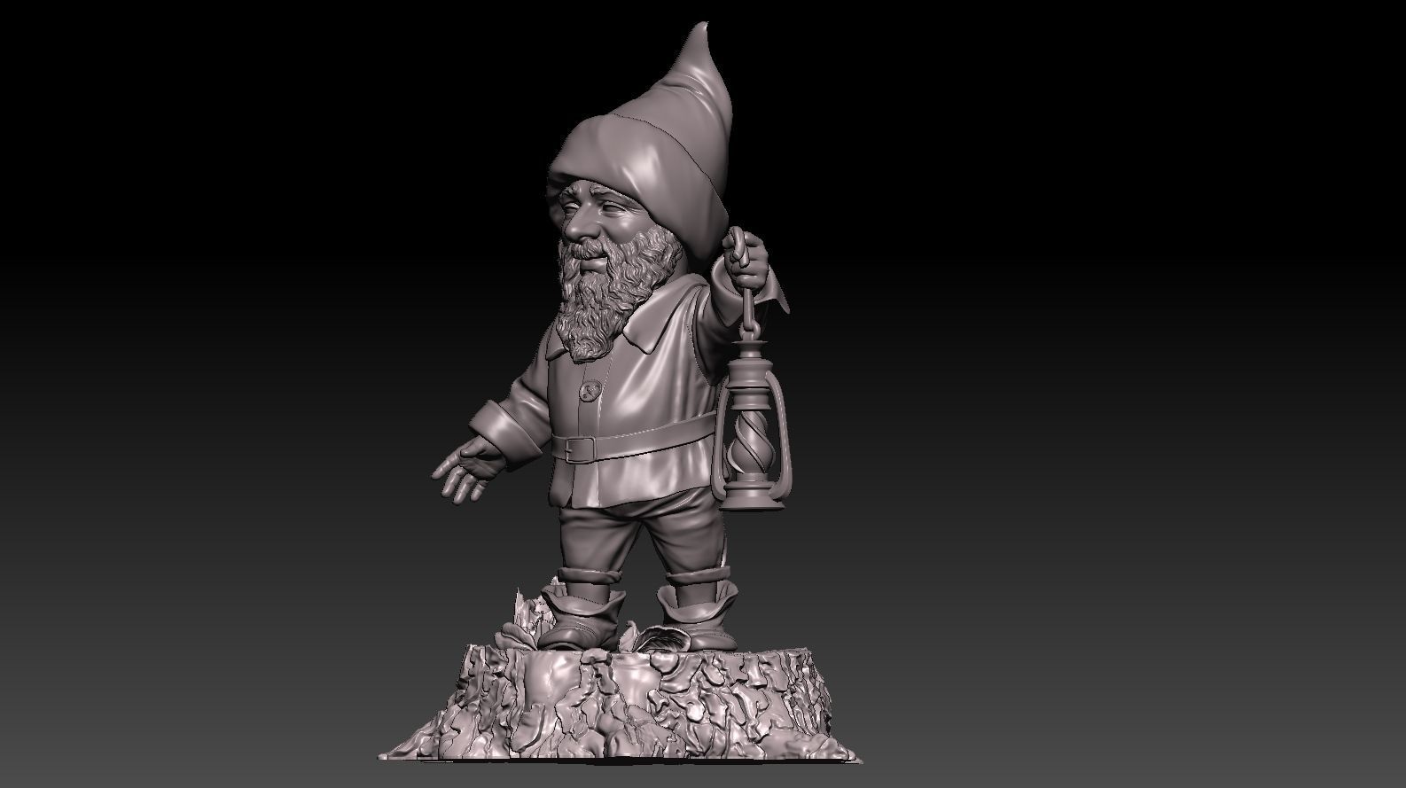Garden Gnome 3D print model 3D model 3D printable | CGTrader