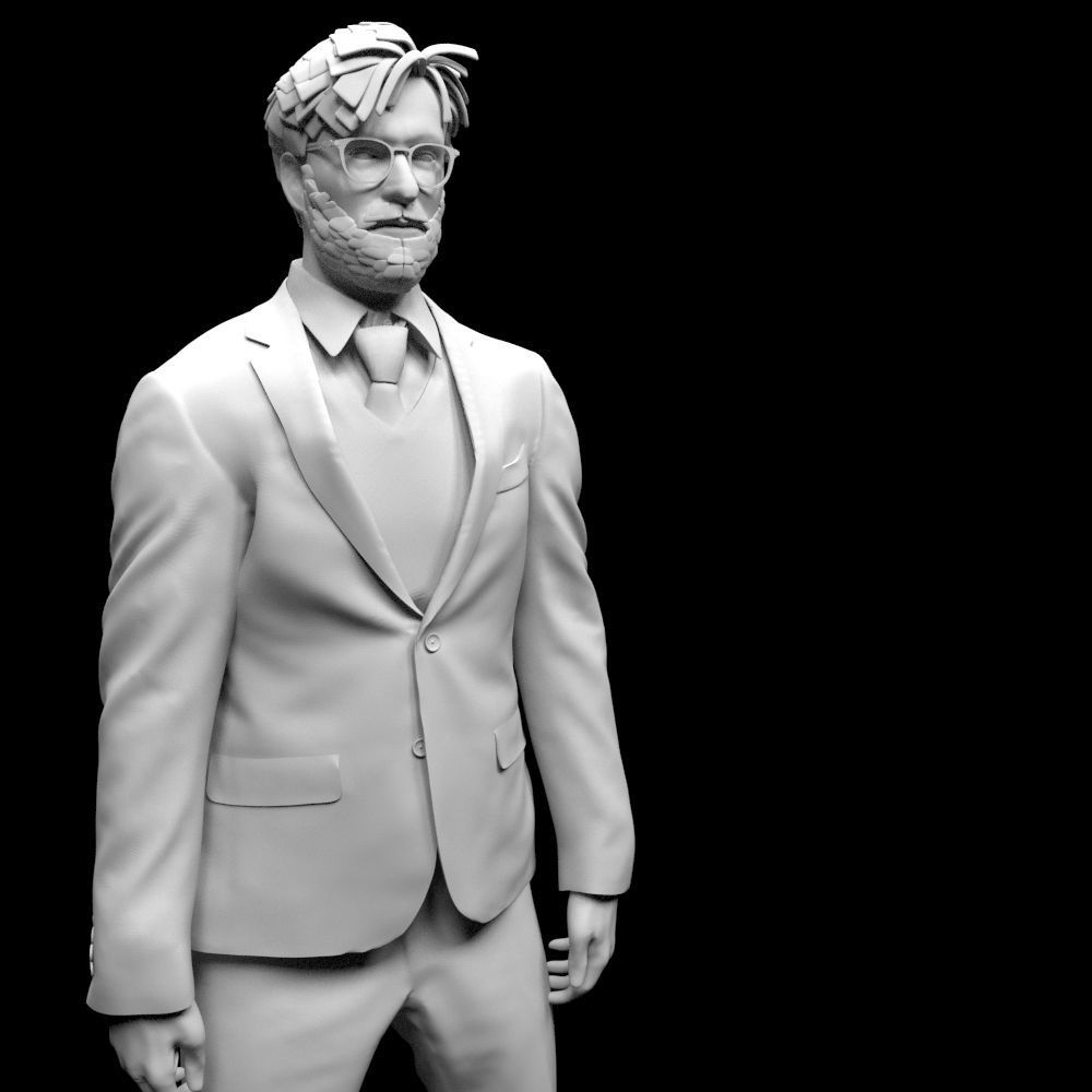Jurgen Klopp Coach Stl Model 3d printing 3D model 3D printable | CGTrader