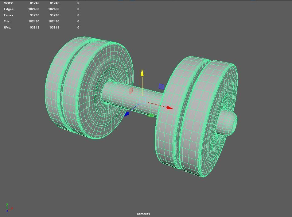 3D model Gym Dumbbell Weight 3D model VR / AR / low-poly | CGTrader