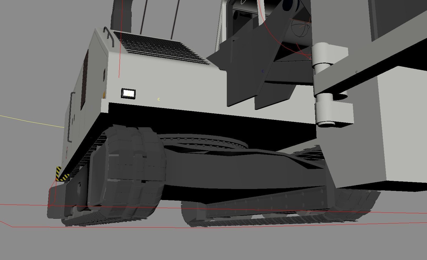 3D model Pile Driver Piling Rig - Rigged Model VR / AR / low-poly ...