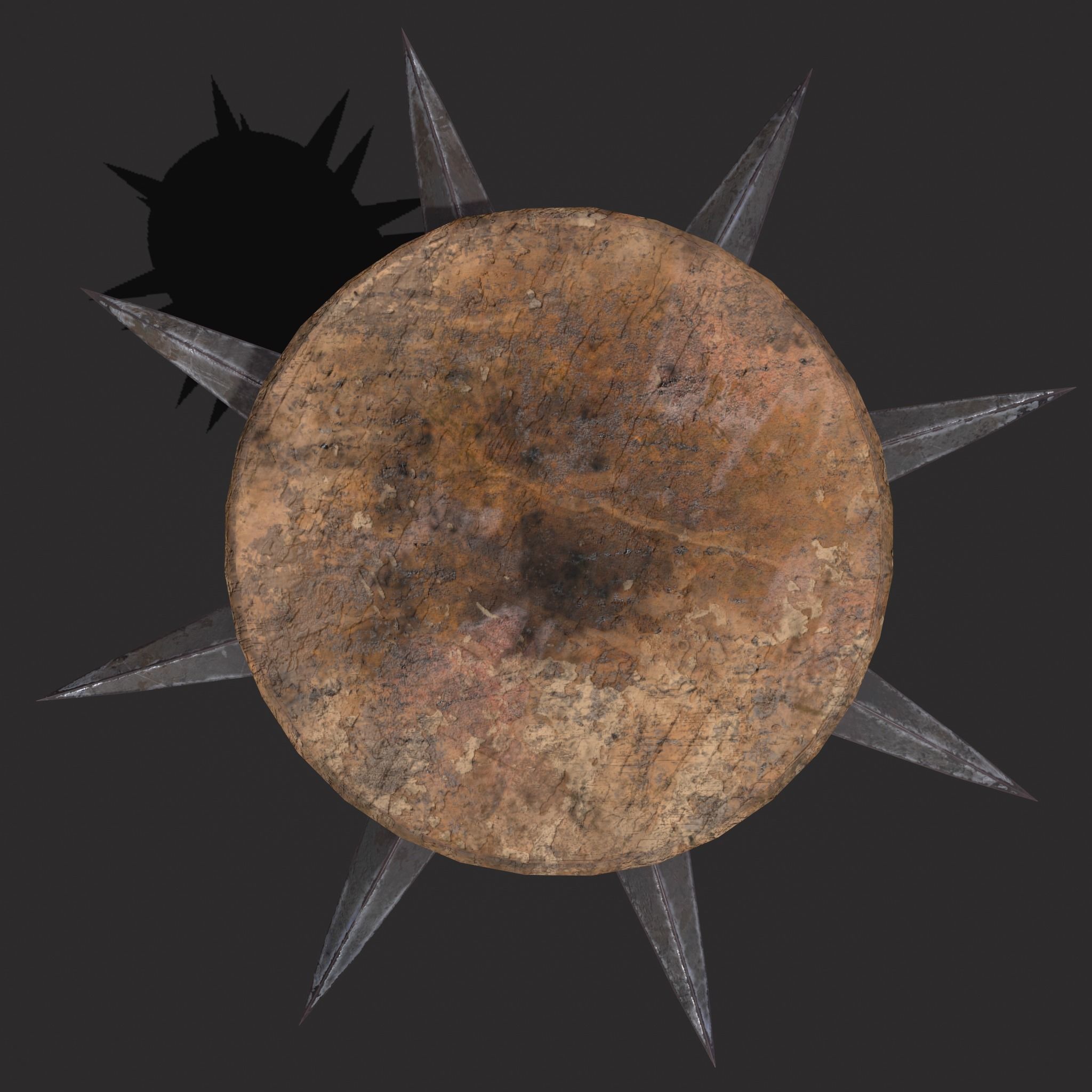 3D model Medieval Spiked Mace VR / AR / low-poly | CGTrader