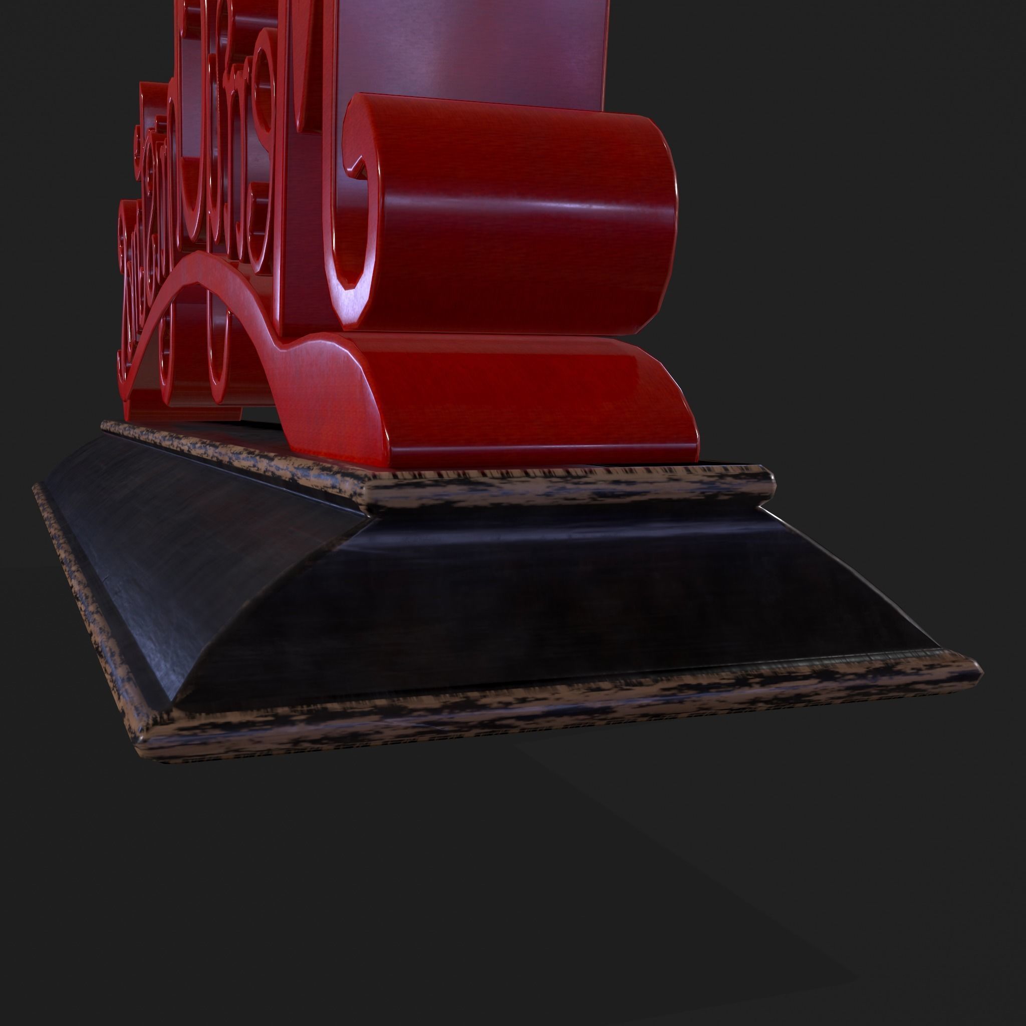 3D model Merry Christmas Stocking Stand VR / AR / low-poly | CGTrader