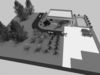 Resort house with swimming pool and parking and garden in Revit 3D ...