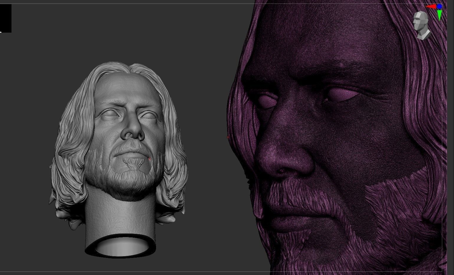 Keanu Reeves - Neo Head -Matrix 4 3D model 3D printable | CGTrader