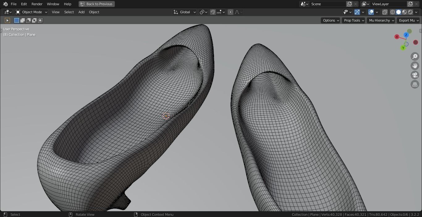 Black high heel shoes 3D model | CGTrader