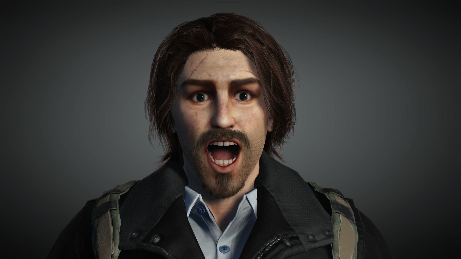 3D model AAA Apocalypse Male Character 06 VR / AR / low-poly rigged ...