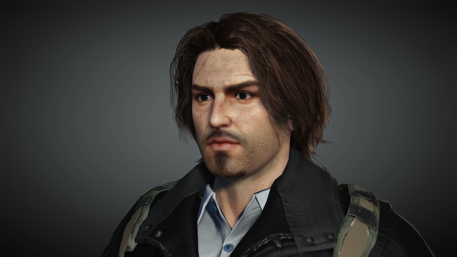 3D model AAA Apocalypse Male Character 06 VR / AR / low-poly rigged ...