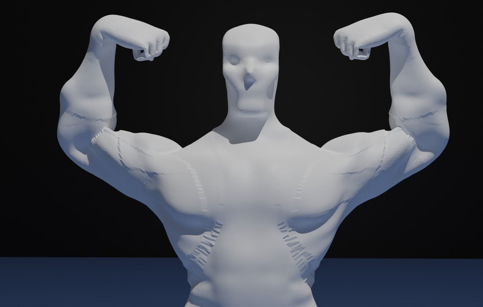 THE STRONGEST MAN 3D model rigged | CGTrader