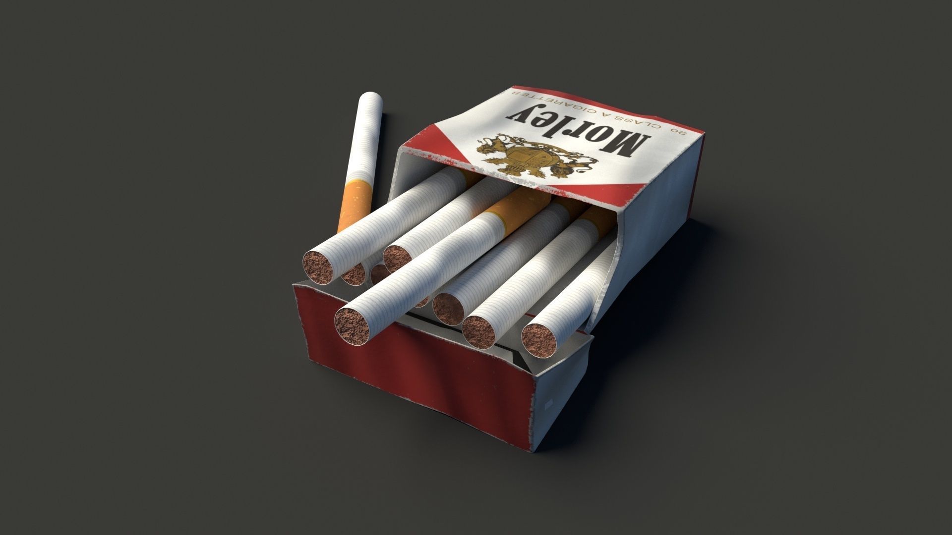 Cigarette pack 3D model | CGTrader