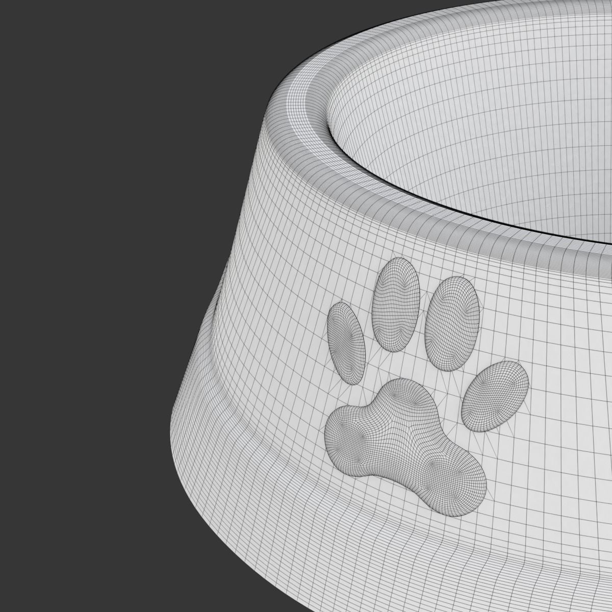 Printable Dog Bowl 3D model 3D printable | CGTrader