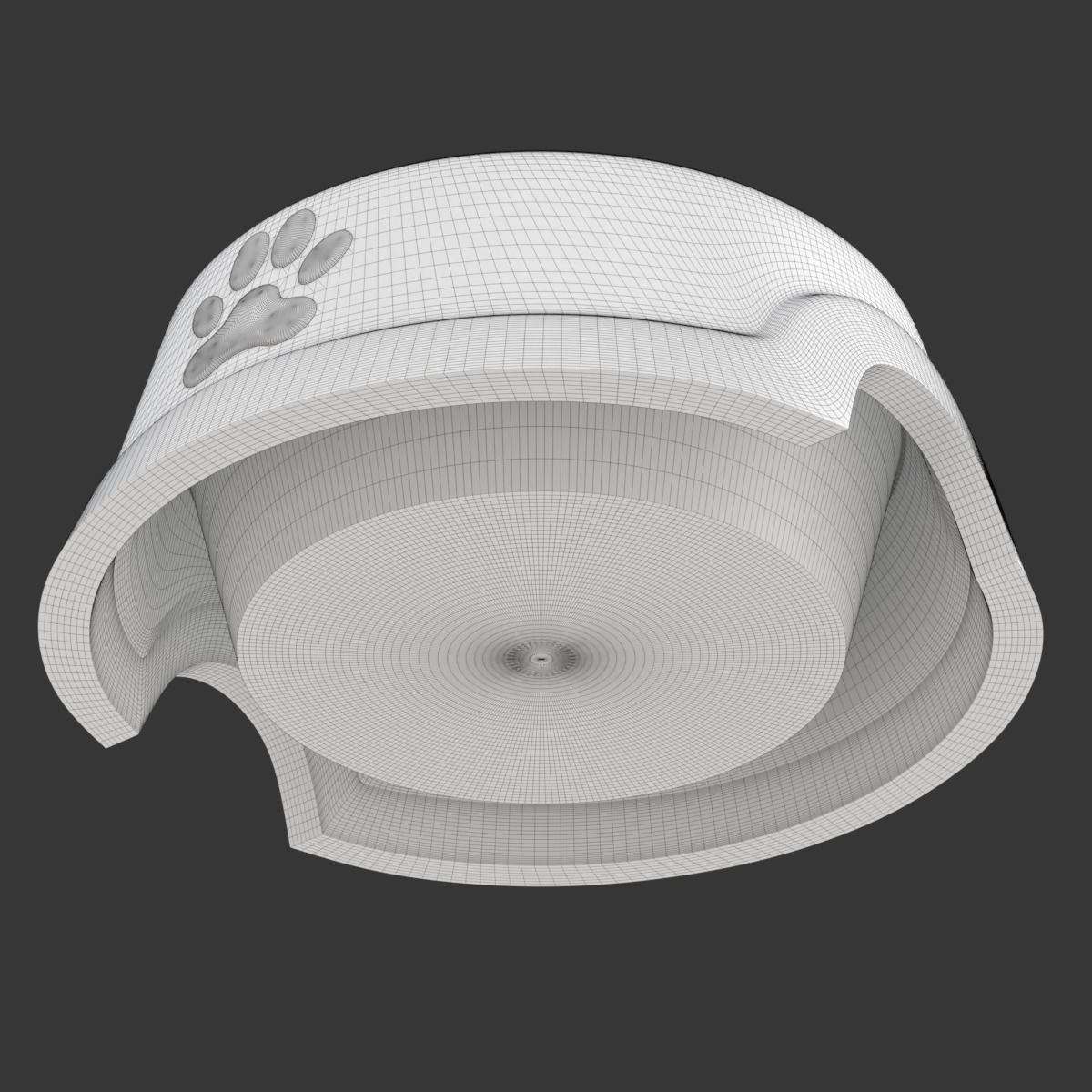 Printable Dog Bowl 3D model 3D printable | CGTrader