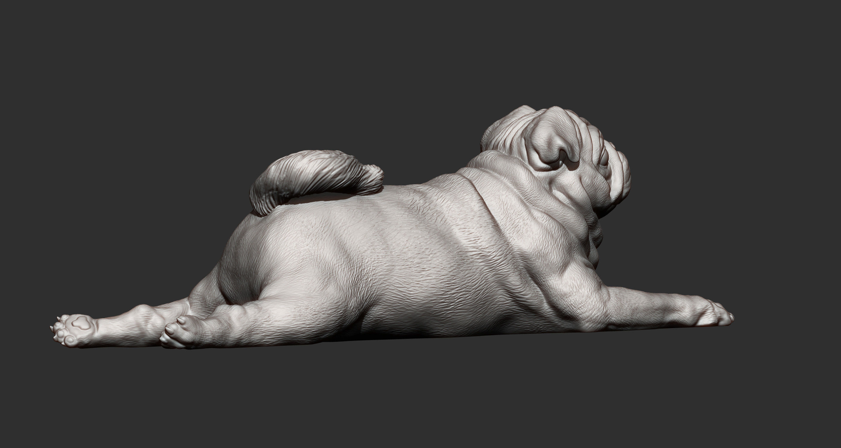 Pug for 3D printing 3D model 3D printable | CGTrader