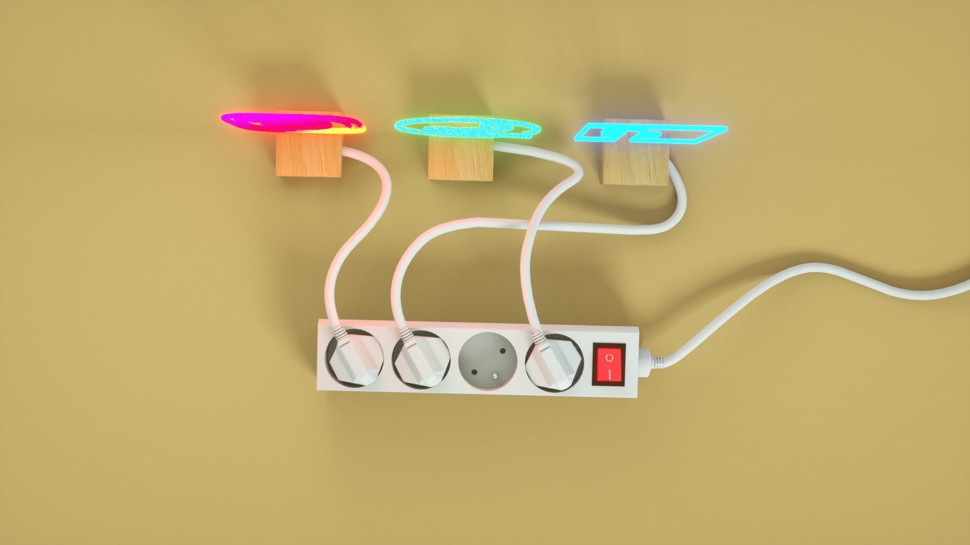 3D model unplug socials VR / AR / low-poly | CGTrader