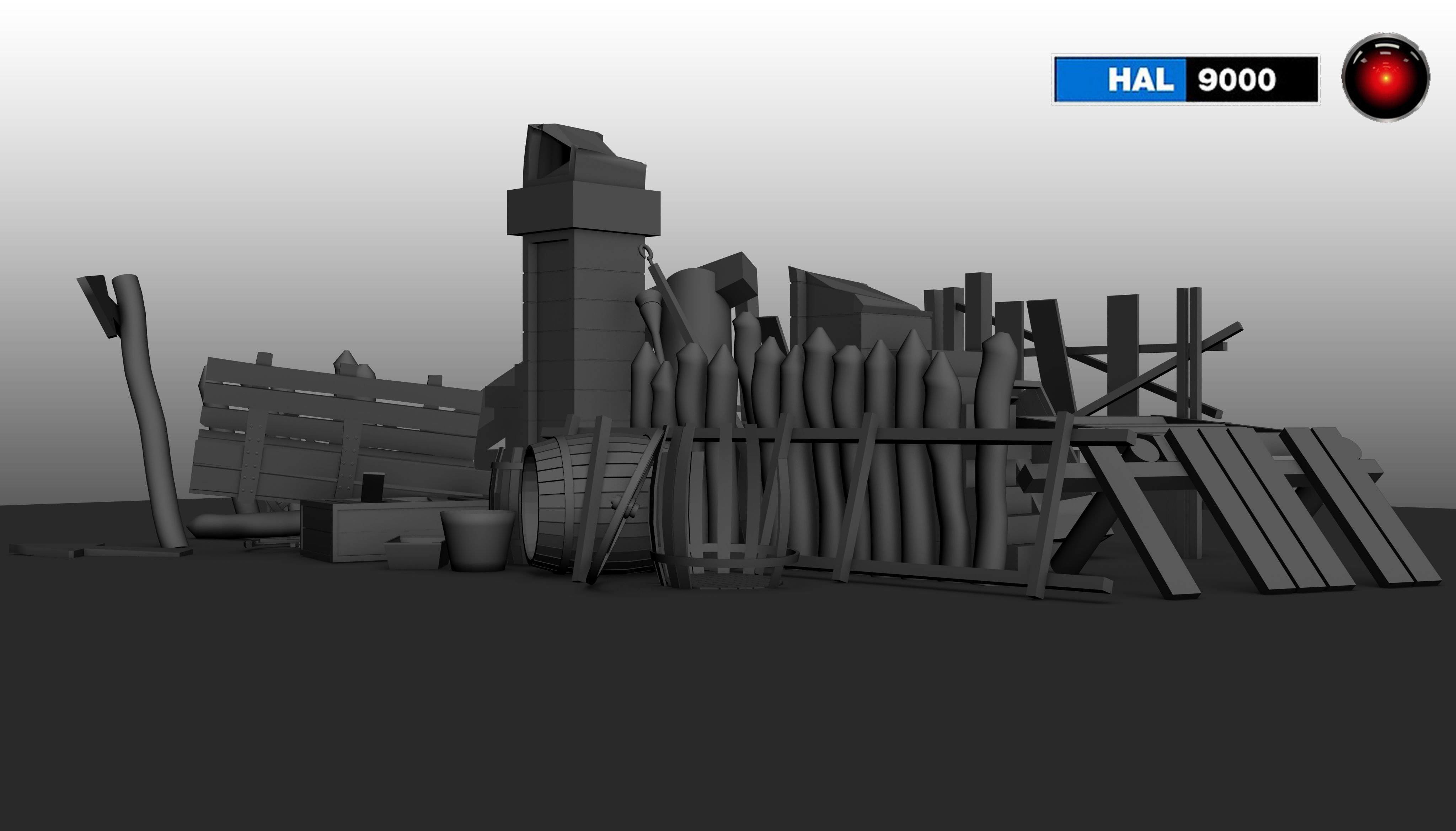 Medieval trash 3D model | CGTrader