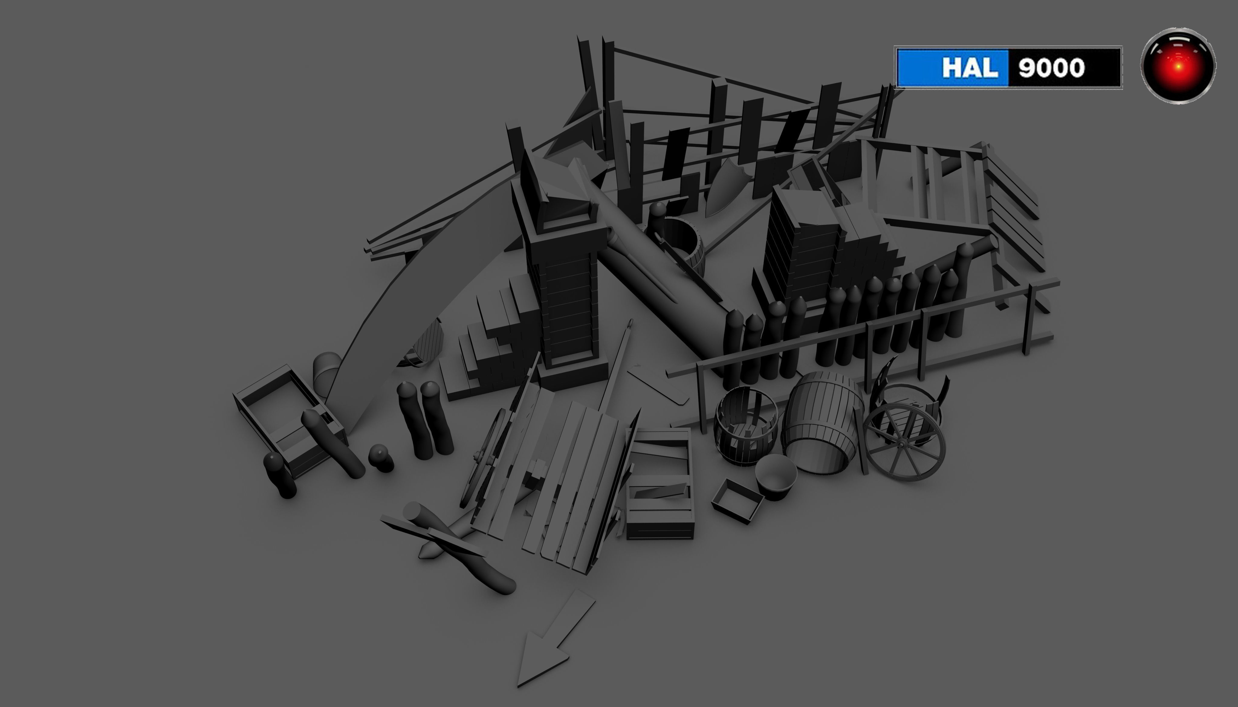 Medieval trash 3D model | CGTrader