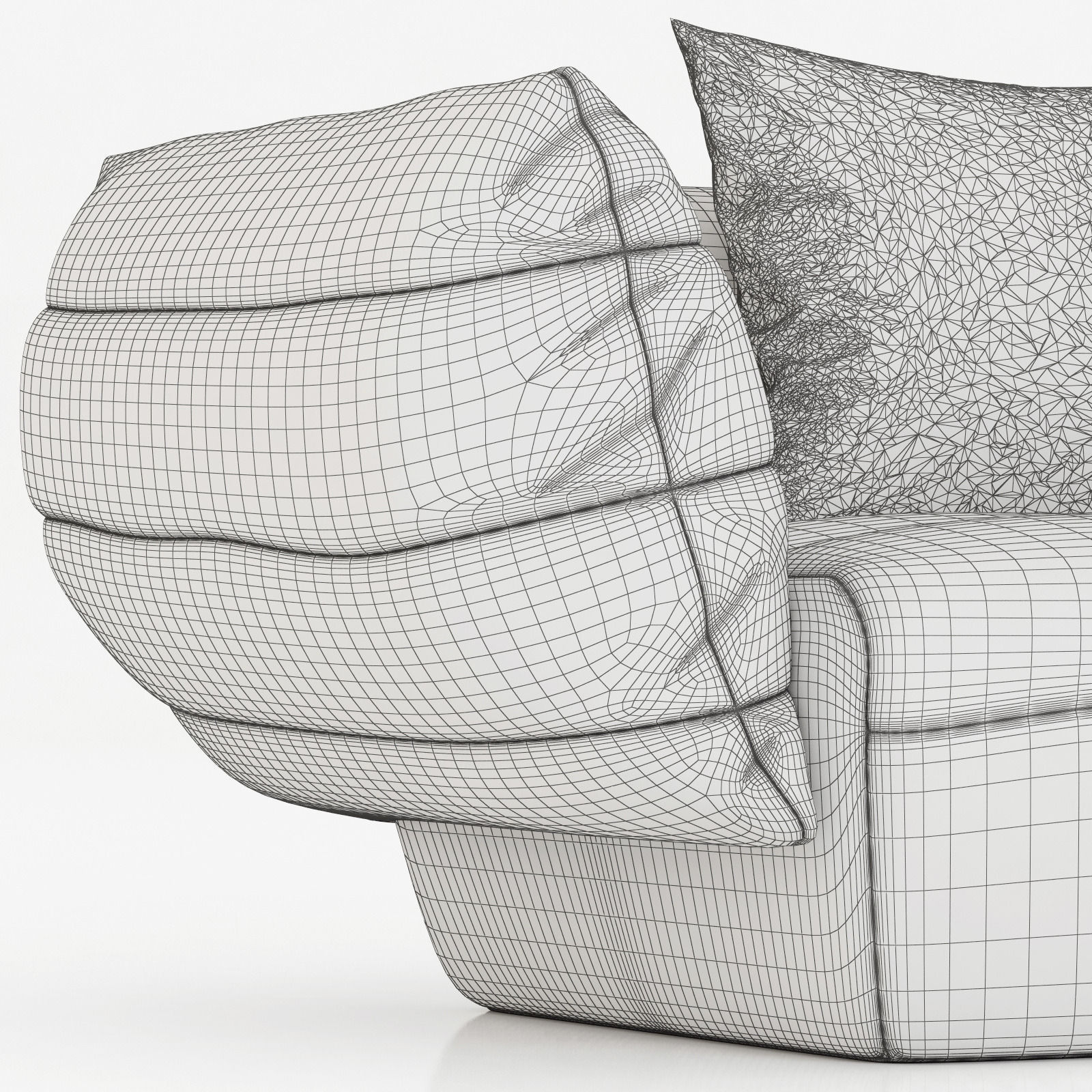 Baxter Tactile armchair 3D model | CGTrader