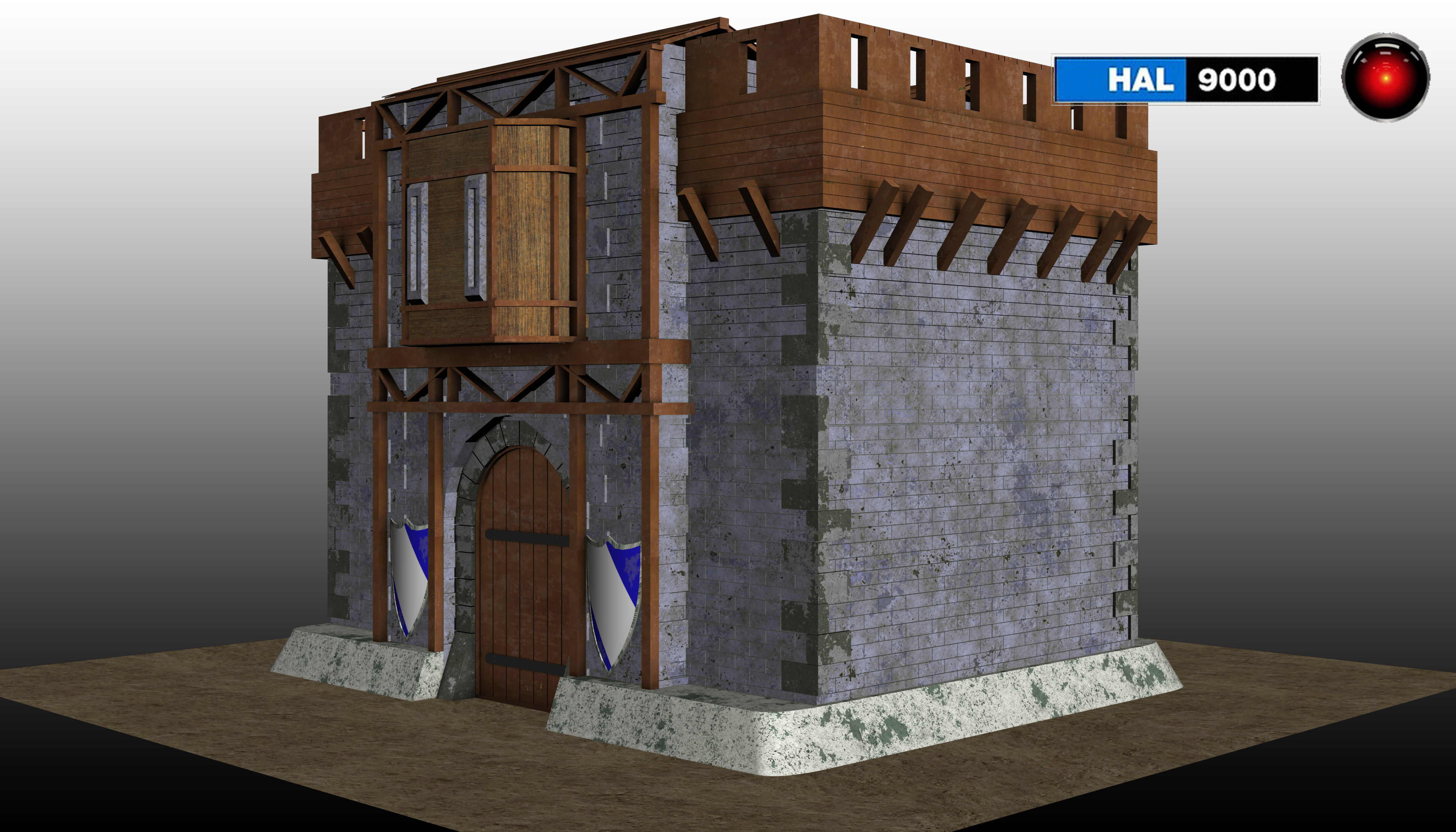 Medieval turret 3D model | CGTrader