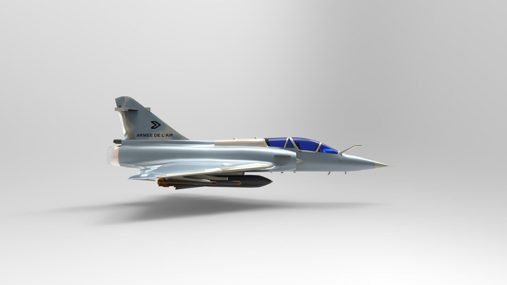 dessault mirage 2000 3D model | CGTrader