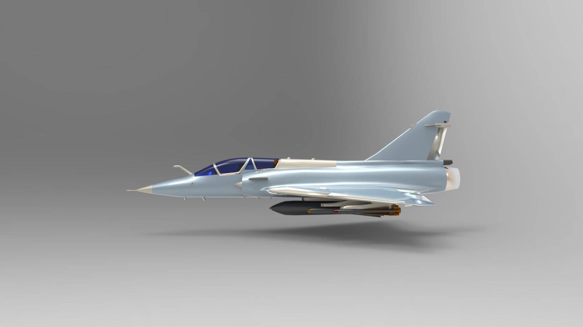 dessault mirage 2000 3D model | CGTrader