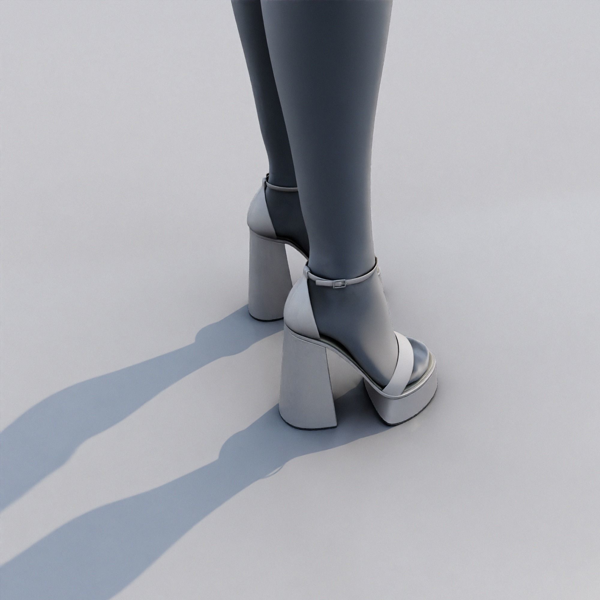 High Heels and Stockings 3D model | CGTrader
