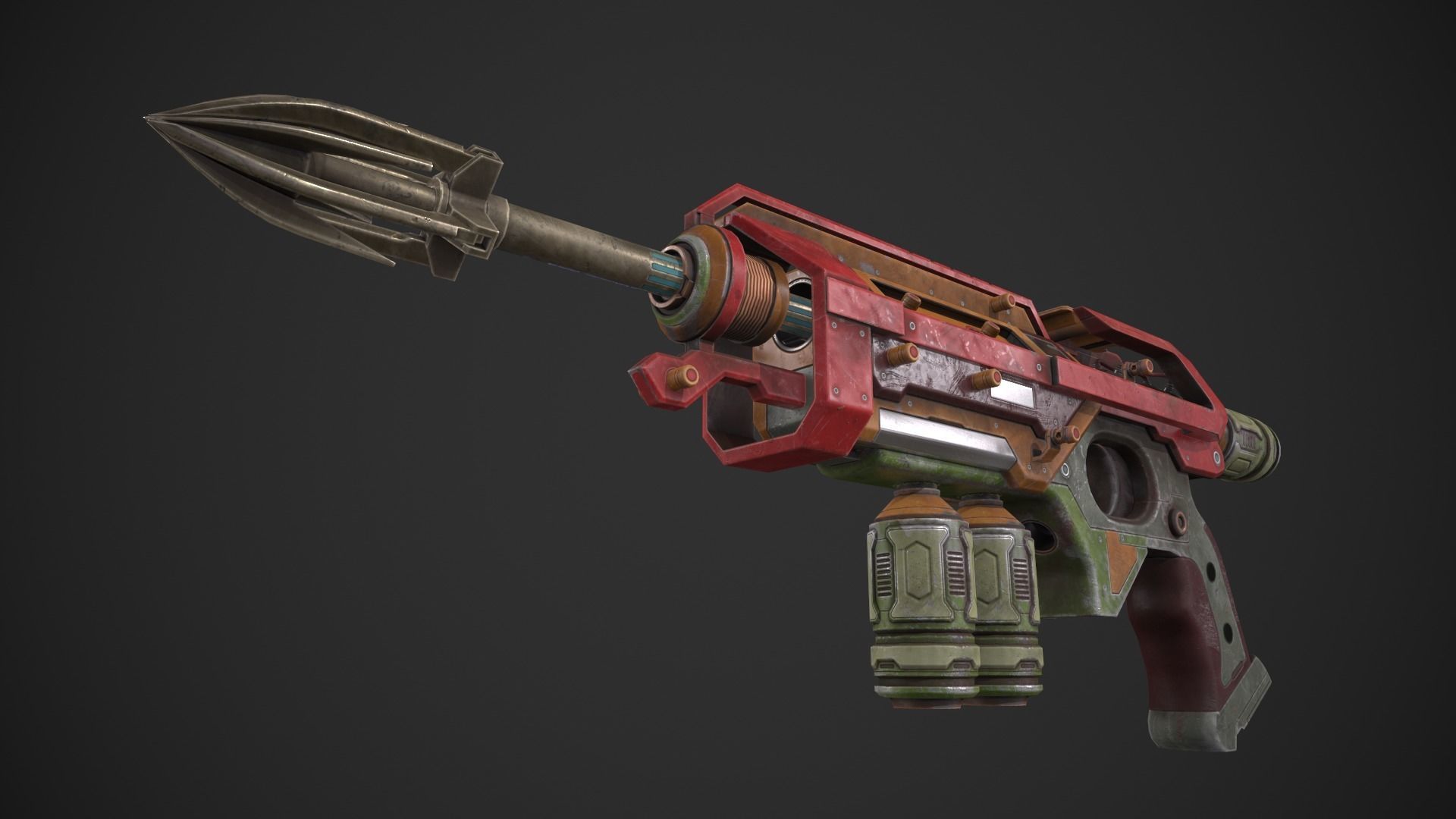 3D model Sci-fi Harpoon VR / AR / low-poly | CGTrader