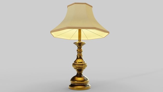 3D model antique lamp VR / AR / low-poly | CGTrader