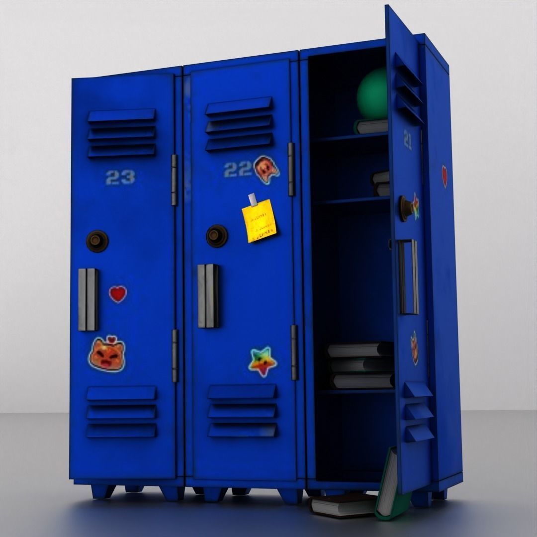 Stylized locker great 3D model | CGTrader