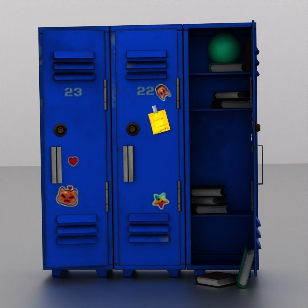 Stylized locker great 3D model | CGTrader