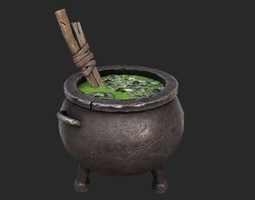 Low-poly Cauldron 3D Models | CGTrader