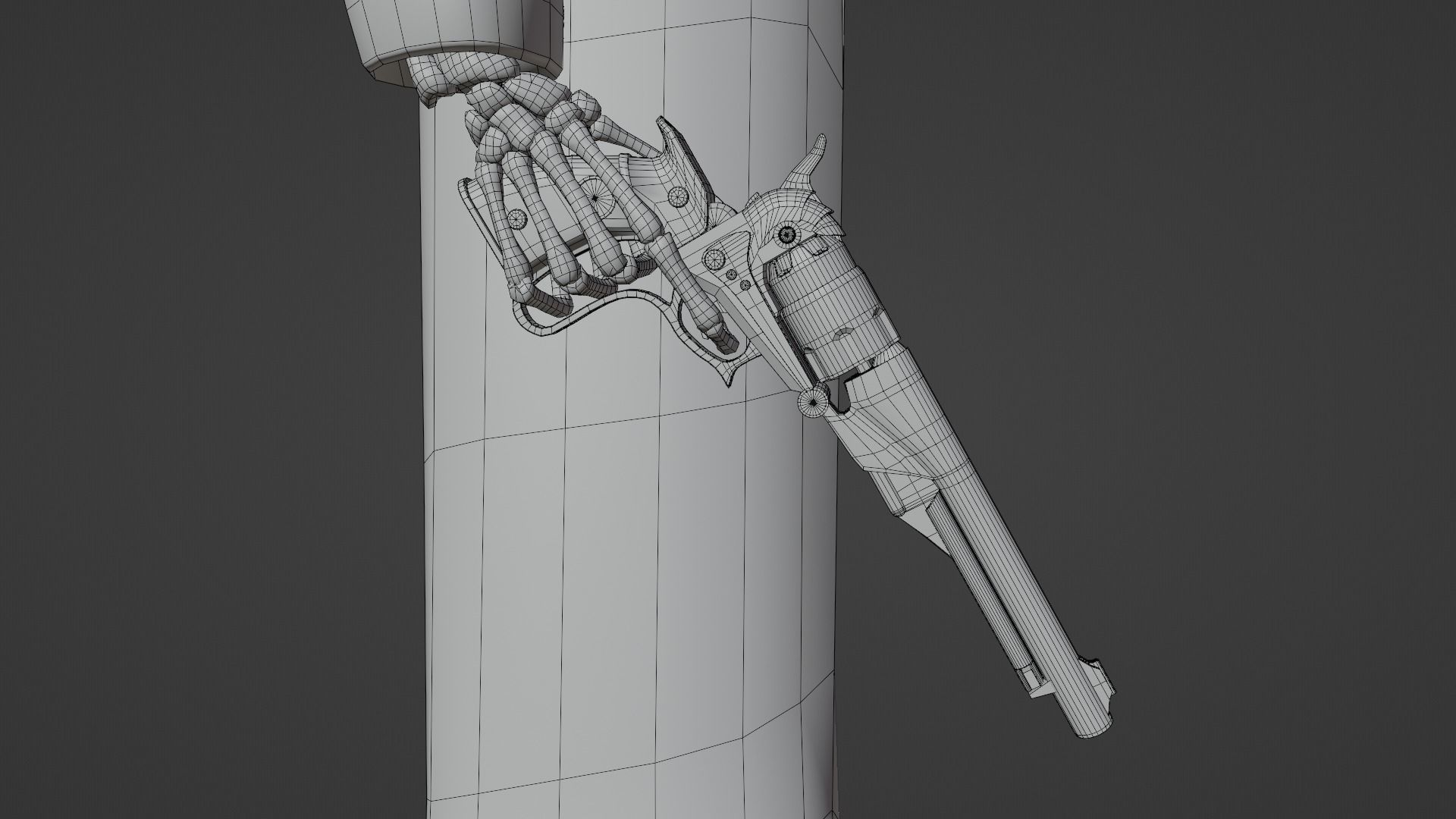 Stylized Gunslinger Character and Stylized Gun Fully Rigged 3D model ...