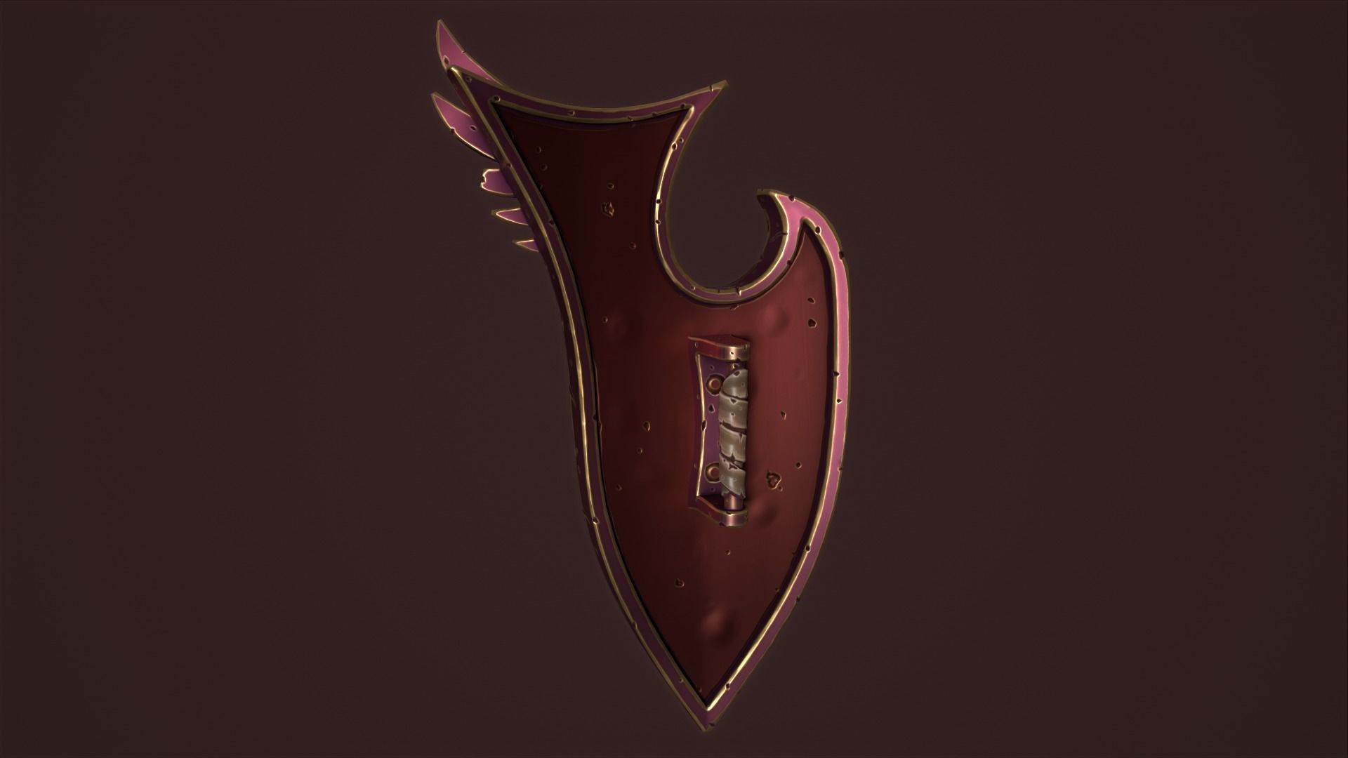 3D model Rune shield VR / AR / low-poly | CGTrader