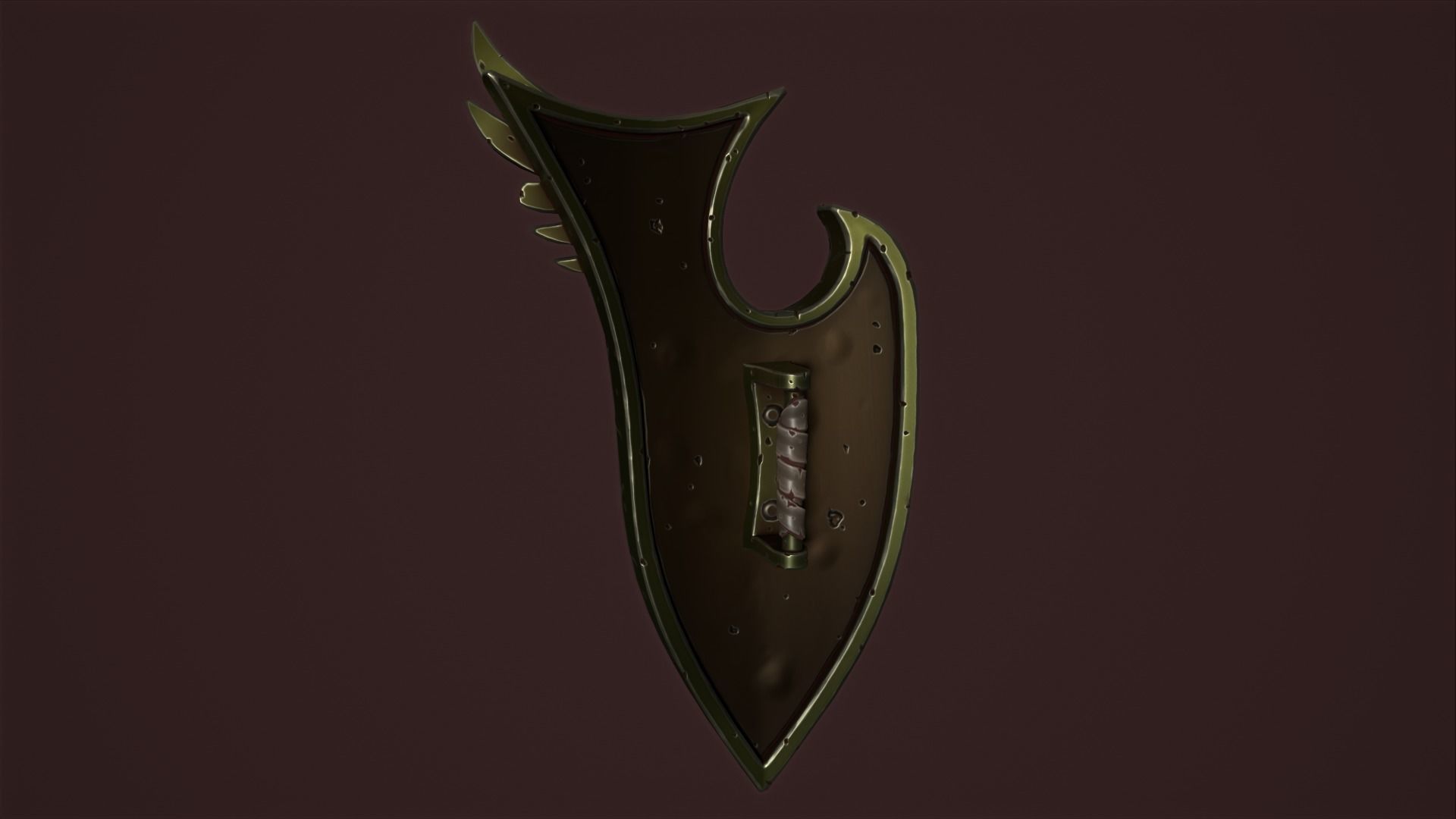3D model Rune shield VR / AR / low-poly | CGTrader