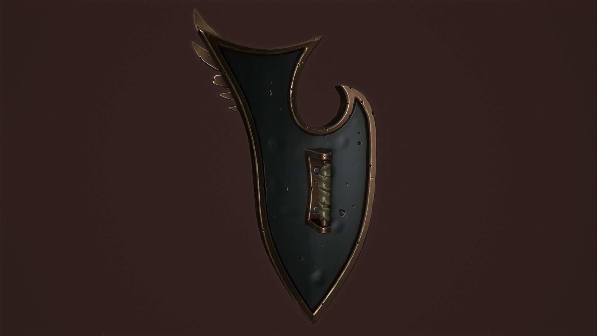 3D model Rune shield VR / AR / low-poly | CGTrader