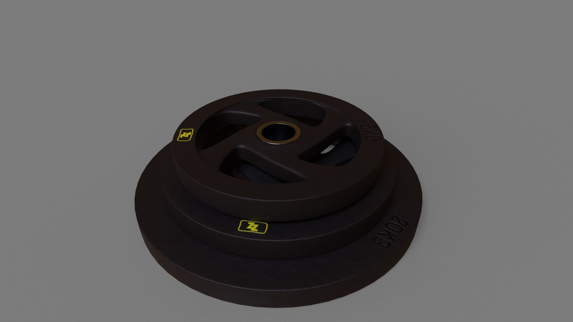 Barbell Plates free 3D model | CGTrader