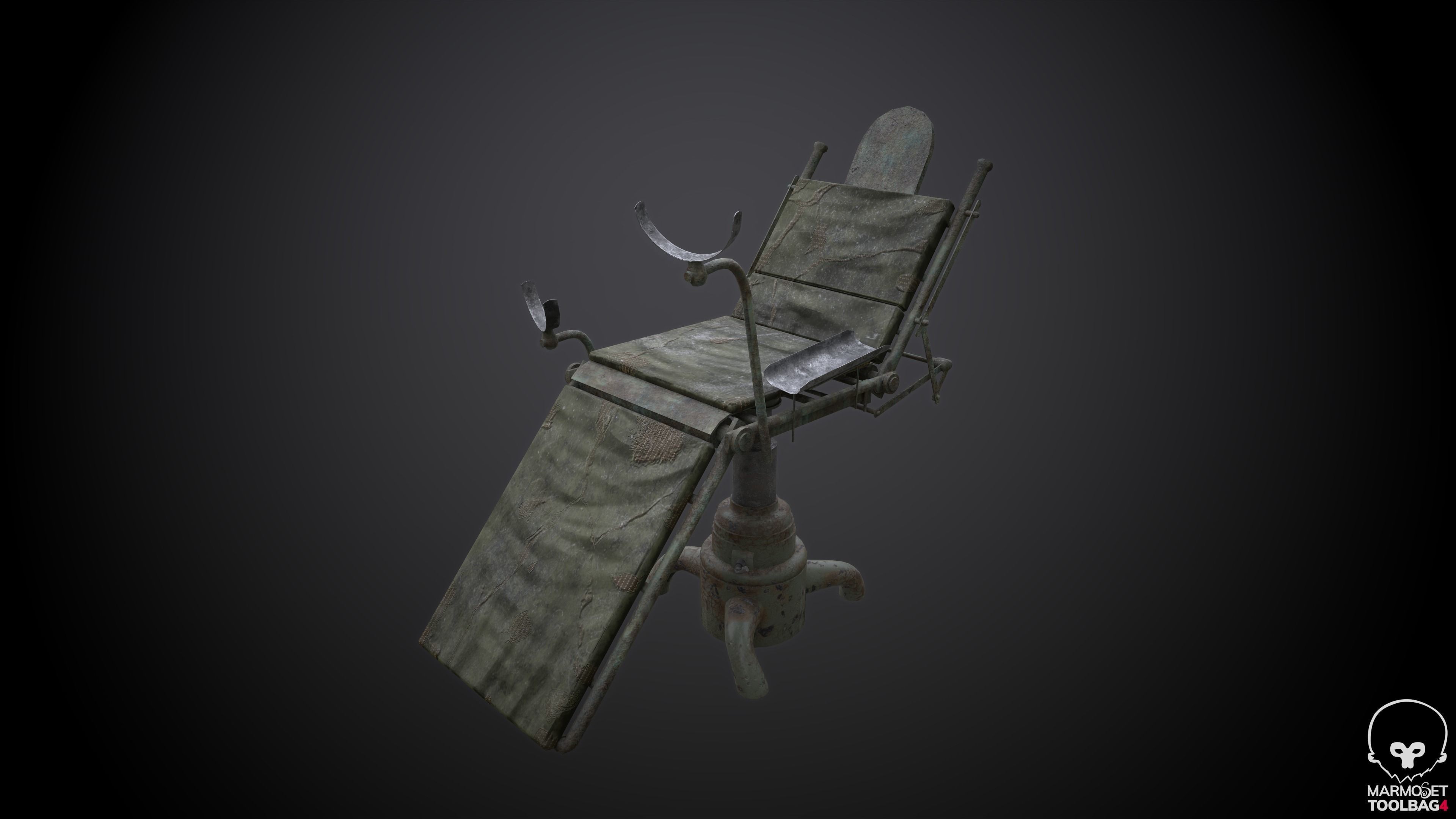 3D model Old Asylum Bed VR / AR / low-poly | CGTrader