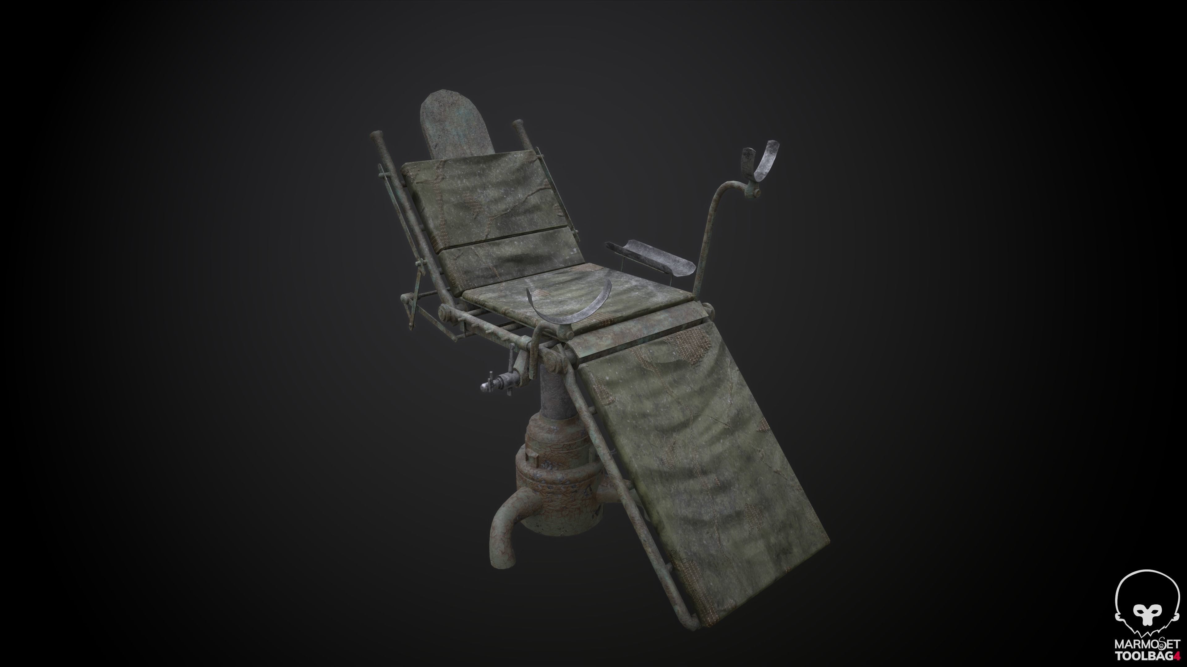 3D model Old Asylum Bed VR / AR / low-poly | CGTrader