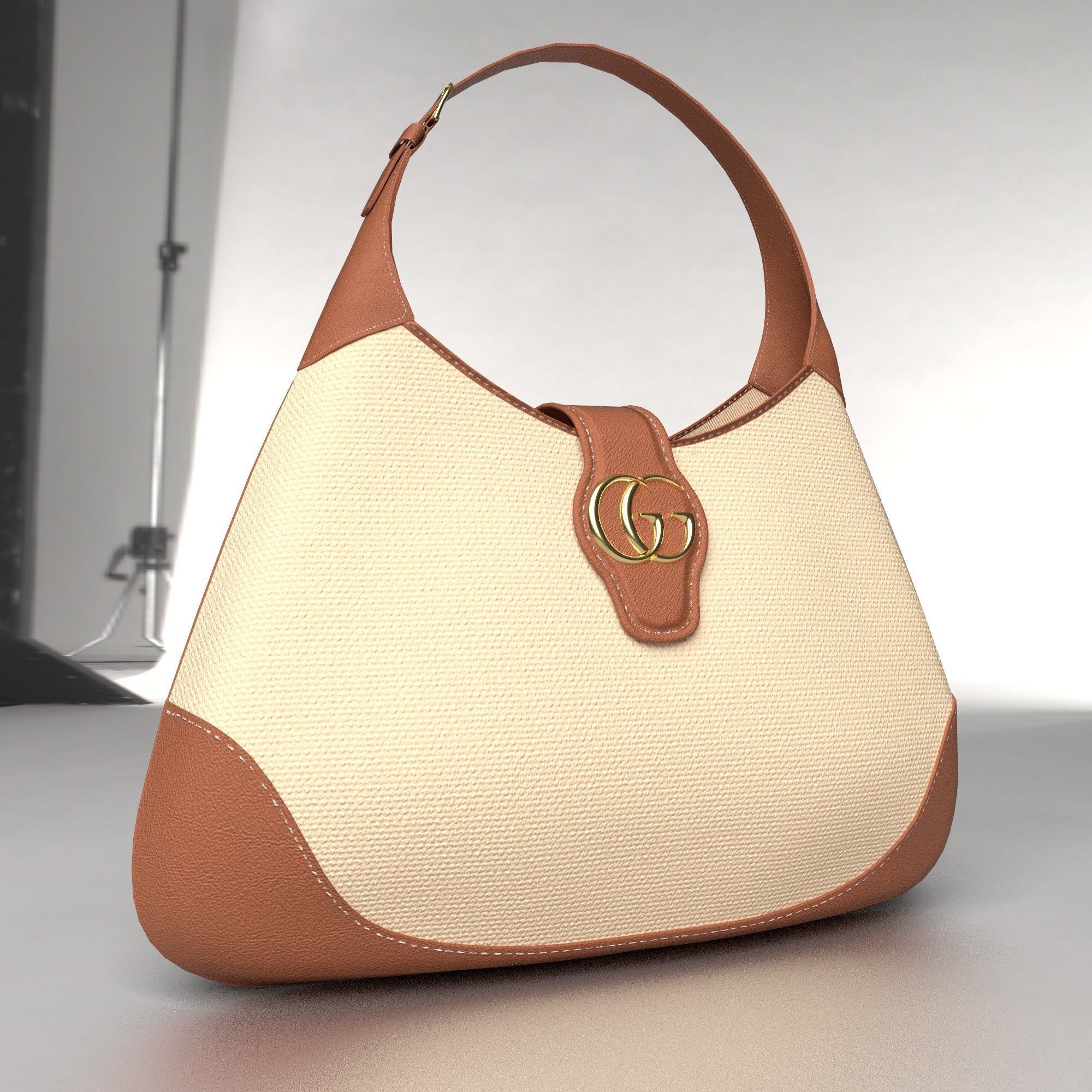 3D model Gucci Large Aphrodite Shoulder Bag VR / AR / low-poly | CGTrader