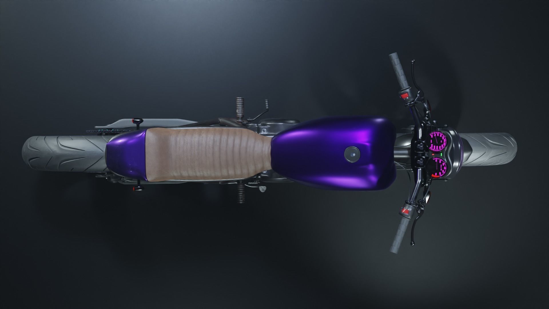 Cafe Racer Motorcycle CUSTOM 3D model | CGTrader