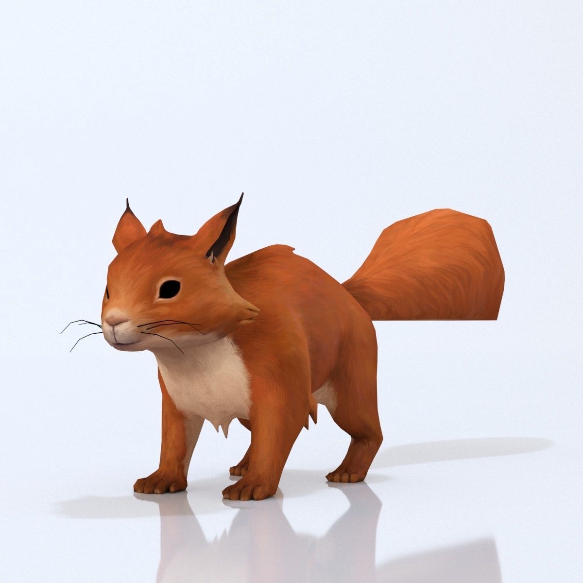 3D model Squirrel colorful VR / AR / low-poly | CGTrader