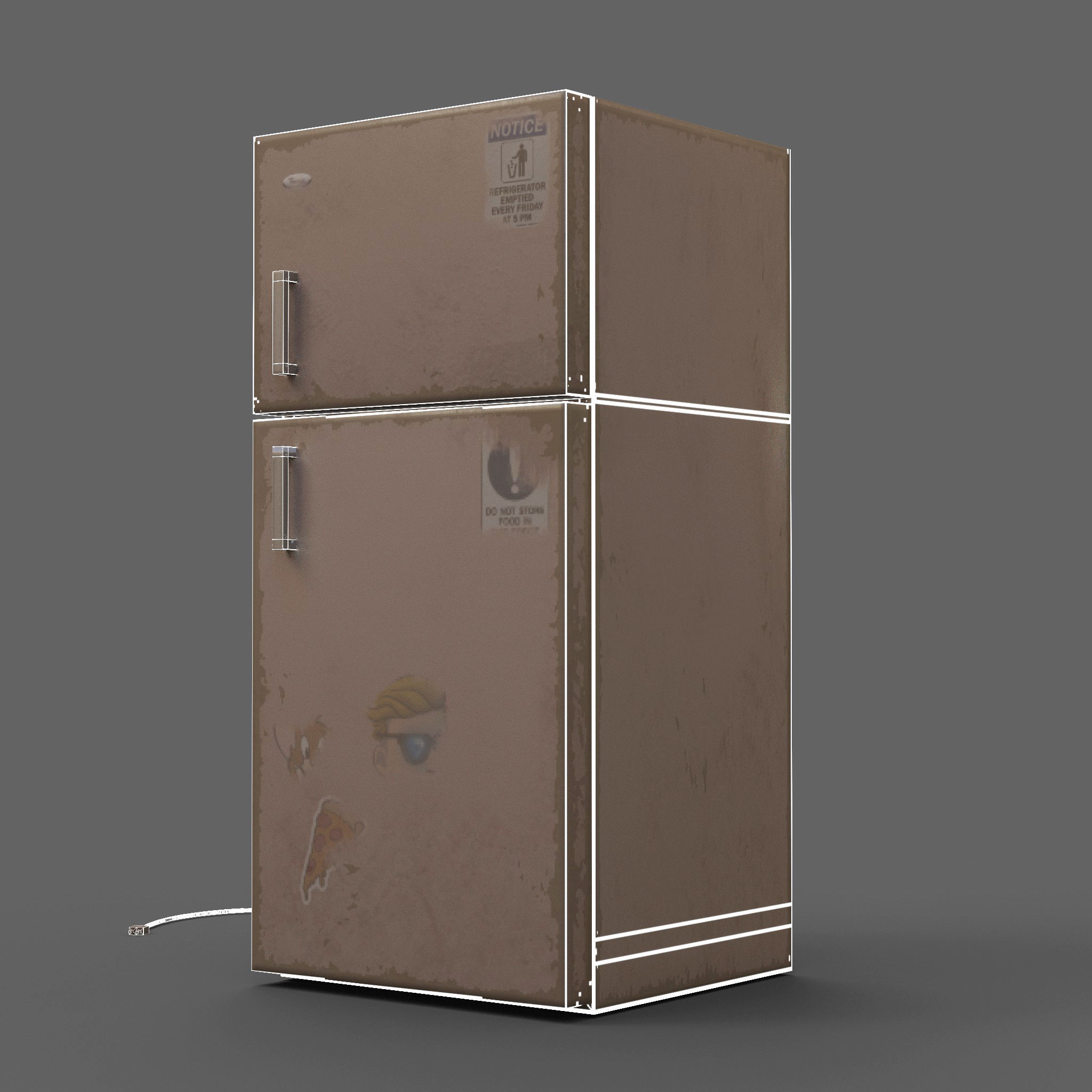 3D model Photorealistic Fridge VR / AR / low-poly | CGTrader