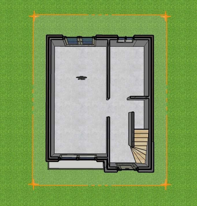 Basic Row house 3D model | CGTrader