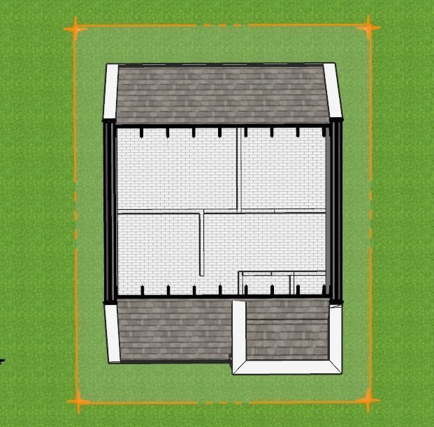 Basic Row house 3D model | CGTrader