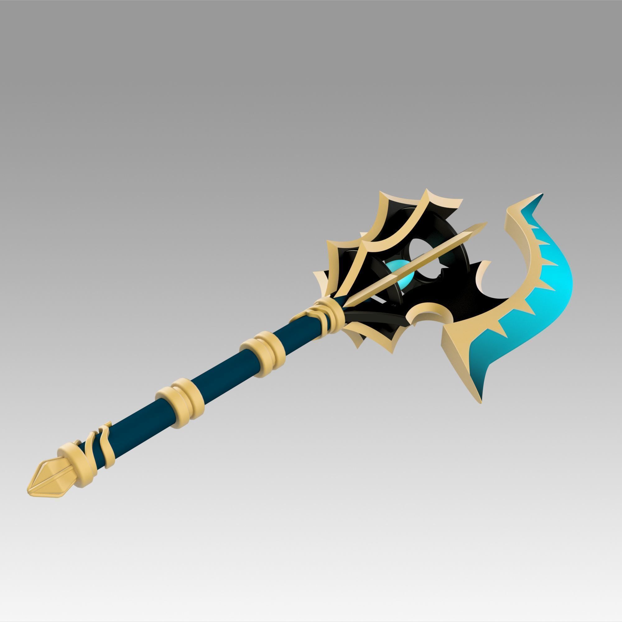 Fate Grand Order Berserker Darius III Two Hatchets 3D model 3D ...