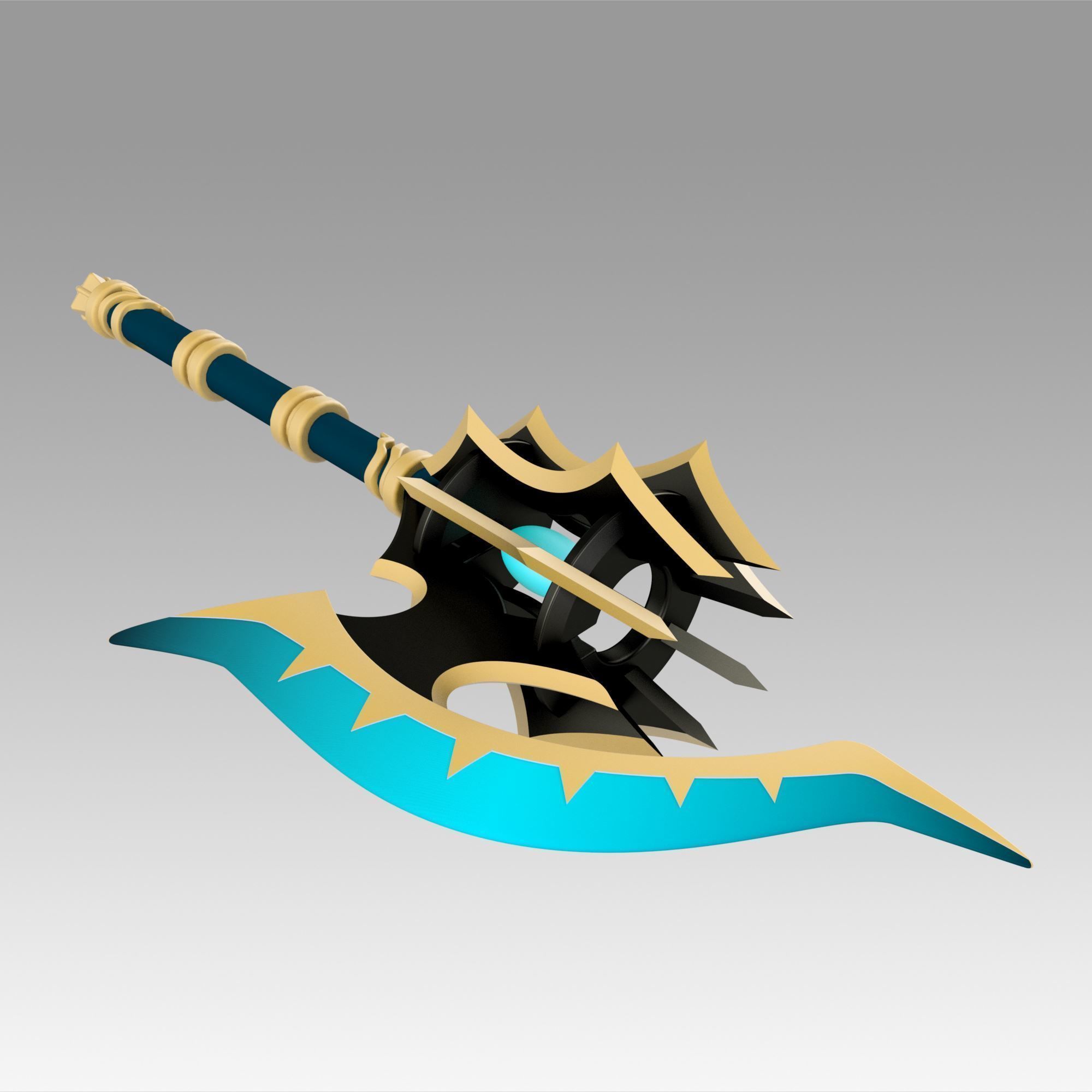 Fate Grand Order Berserker Darius III Two Hatchets 3D model 3D ...