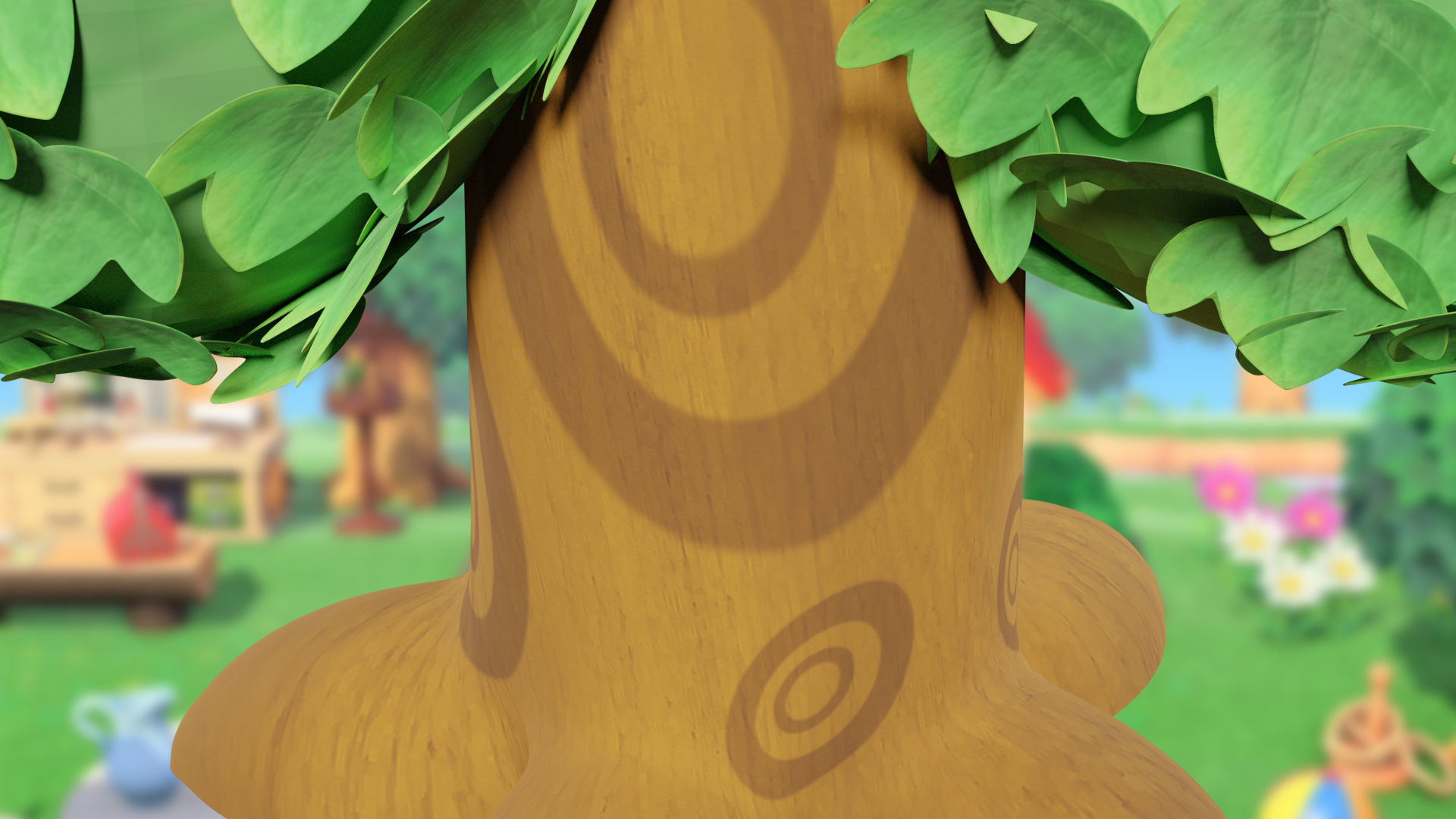Tree - Animal Crossing New Horizon Albero 3D model | CGTrader